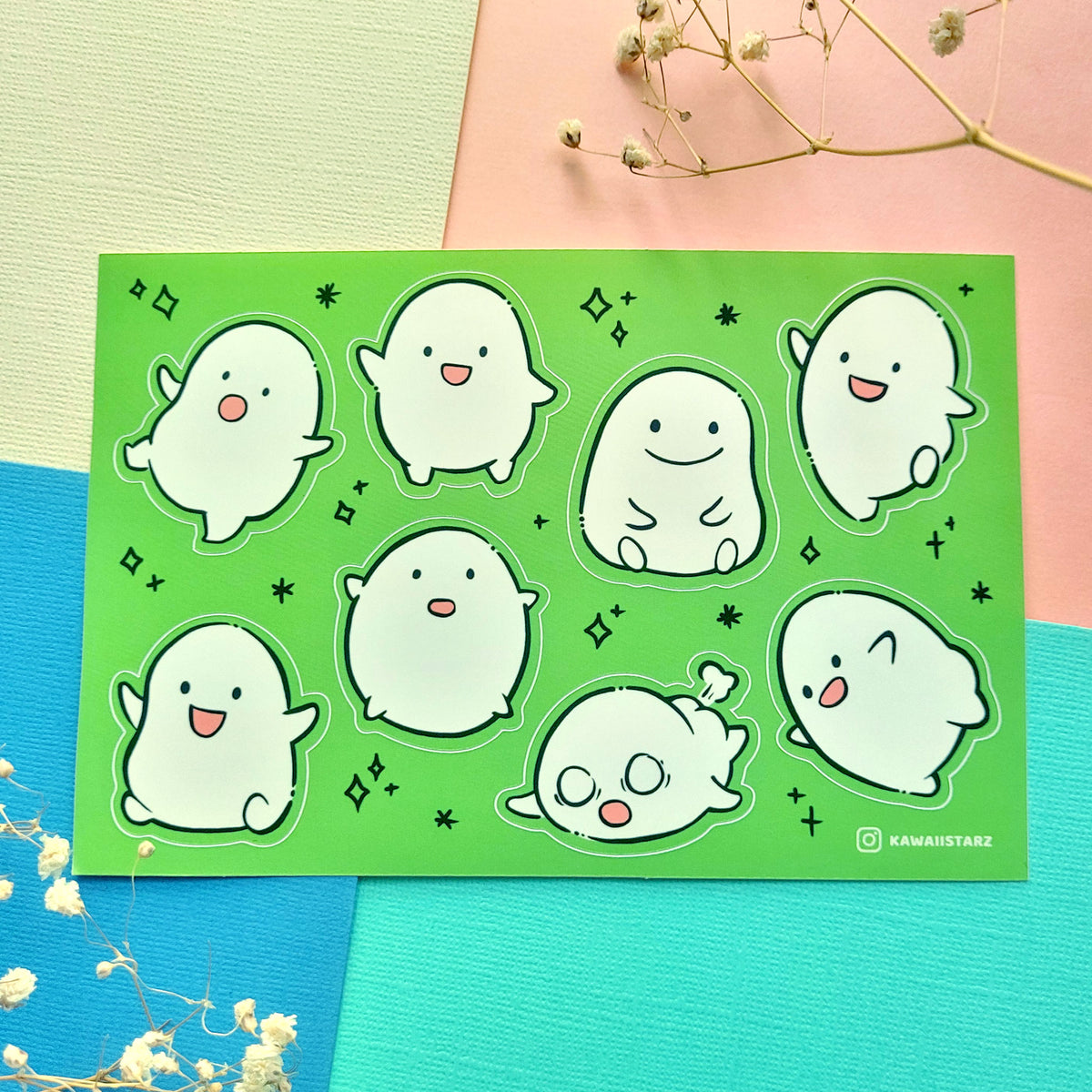 Cute Spirits Sticker Sheet – Kawaiistarz