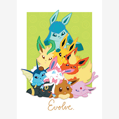 Eevolution Pile Print – Kawaiistarz